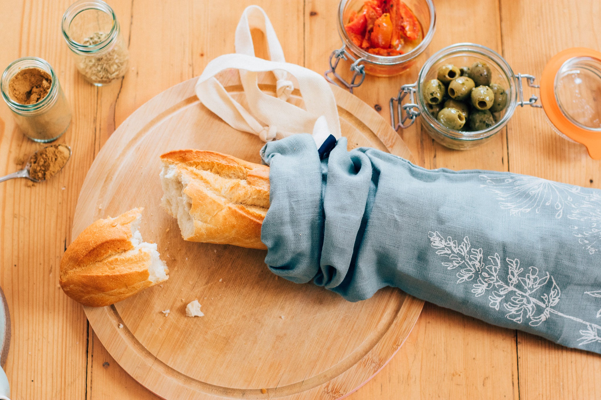 Sustainable and Eco Linen Homeware Handprinted in Cornwall