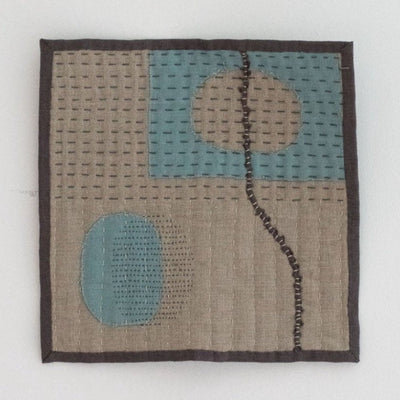 Slow Stitched Mini Linen Quilt Kit