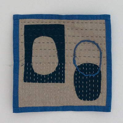 Slow Stitched Mini Linen Quilt Kit