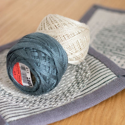 Slow Stitched Mini Linen Quilt Kit